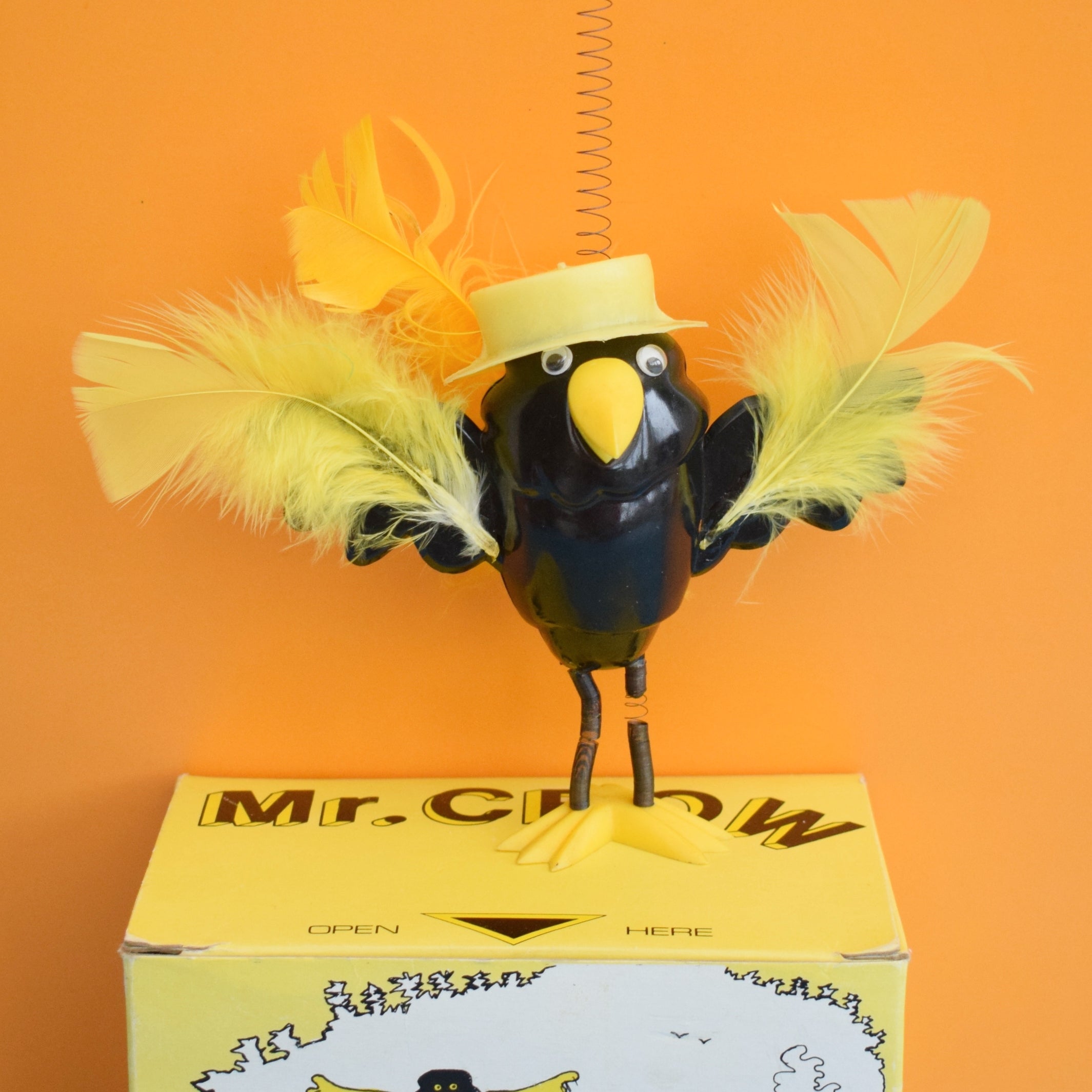 Vintage 1960s Mr Crow Spring Mobile - Wupper- Boxed – Pineapple Retro