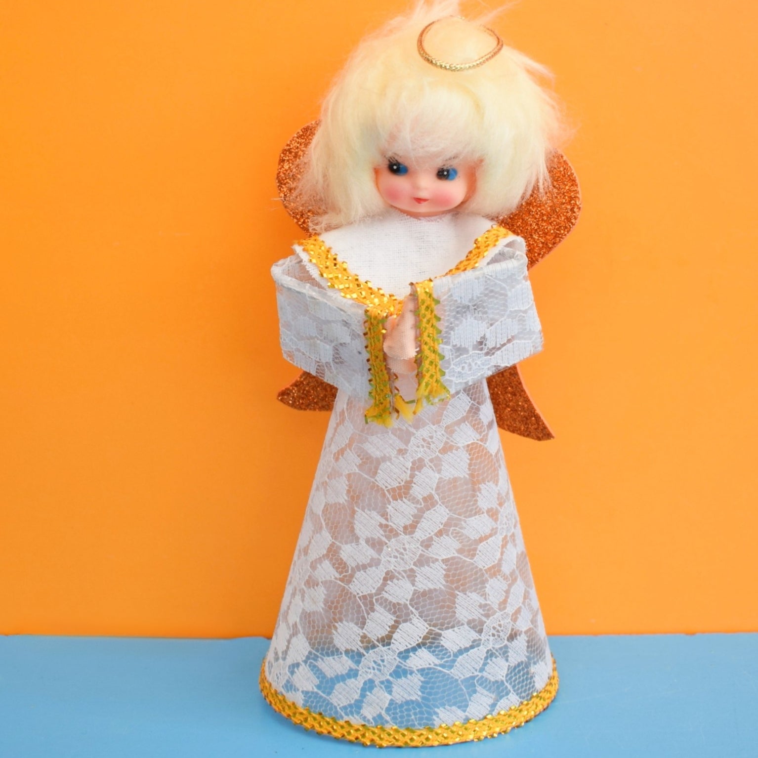 Vintage 1970s Kitsch Angel / Fairy Figure - Glittery – Pineapple Retro