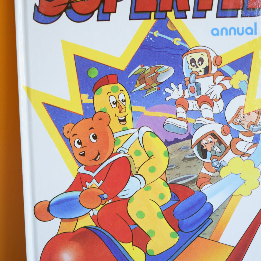 Vintage 1980s Annual Book - Superted - 1989 – Pineapple Retro