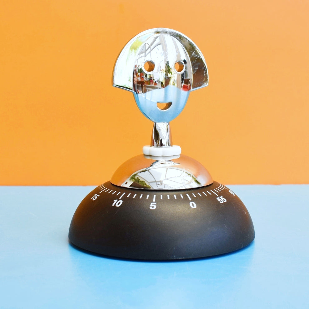 Vintage 1990s Kitchen Timer - Alessi Anna Design - Black – Pineapple Retro