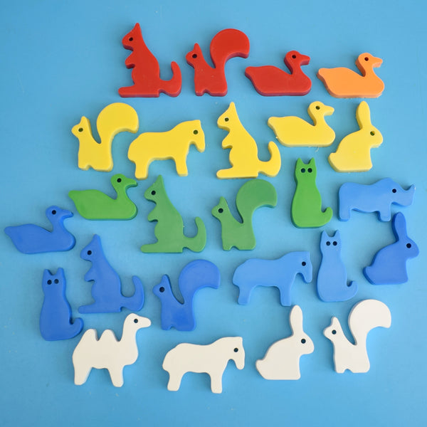 Vintage 1970s Plastic Animal Shapes/ Toy - Crafty - Invicta – Pineapple ...