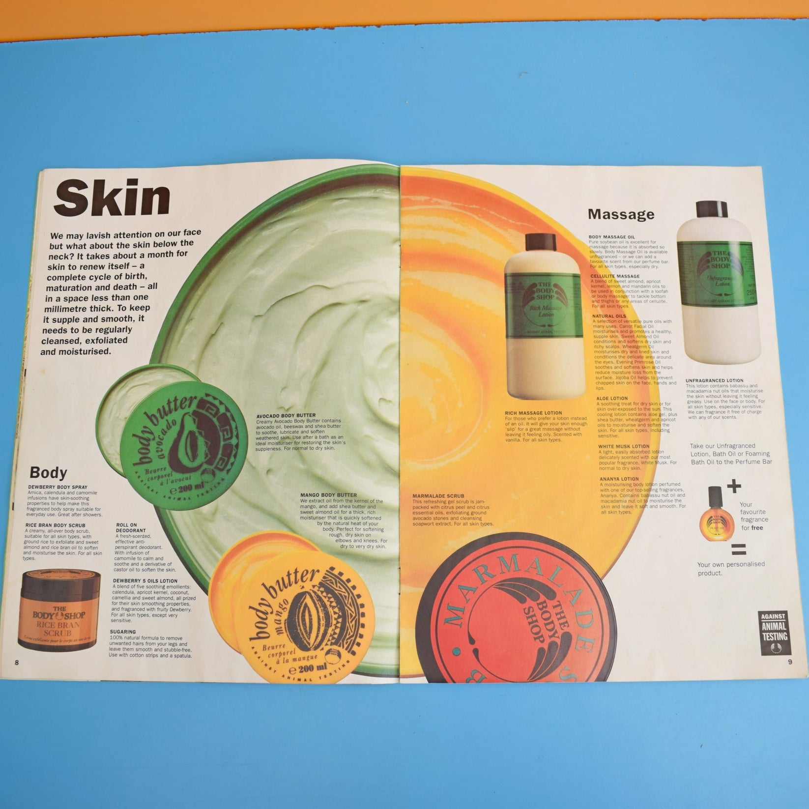 Vintage 1990s The Body Shop Catalogue – Pineapple Retro