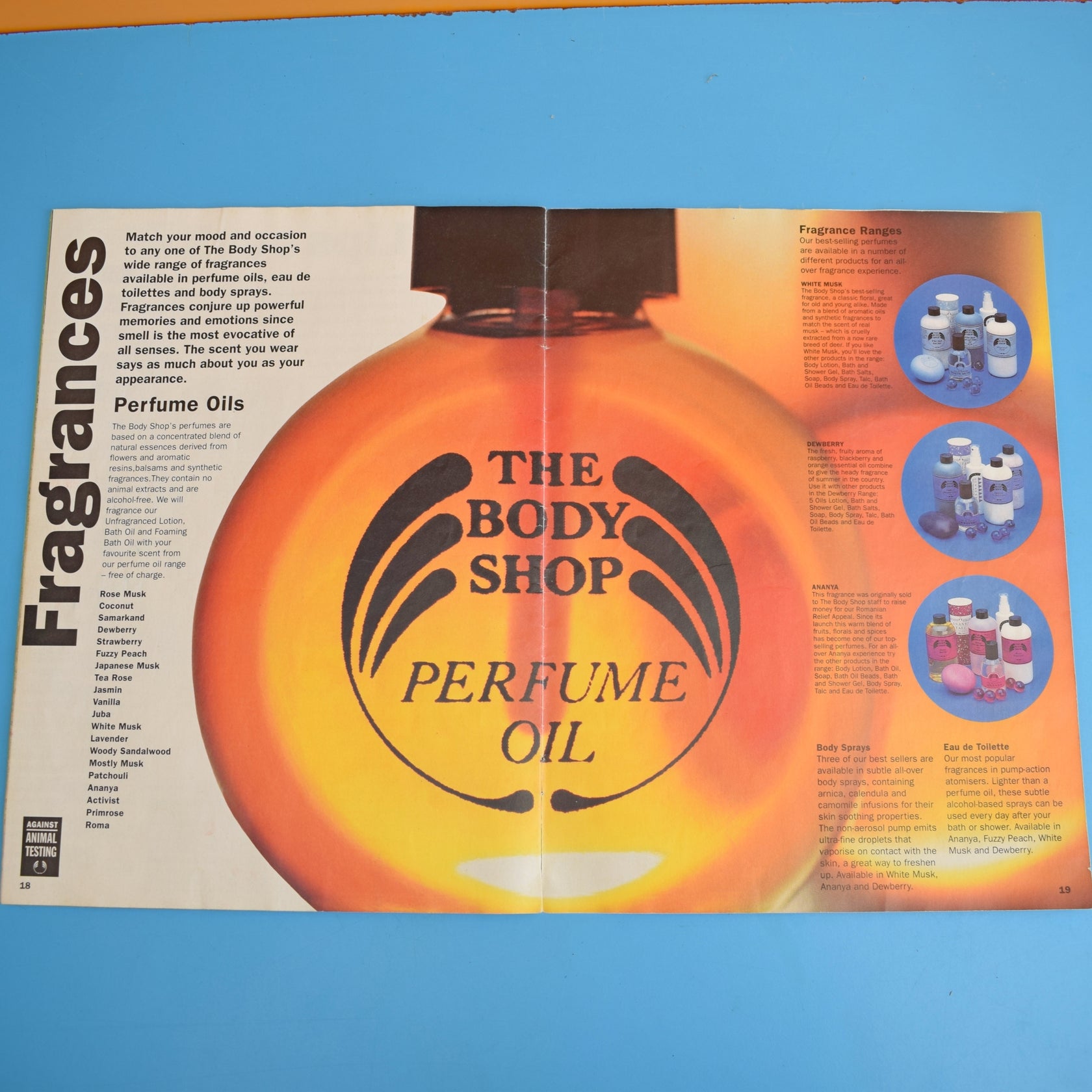 Vintage 1990s The Body Shop Catalogue – Pineapple Retro