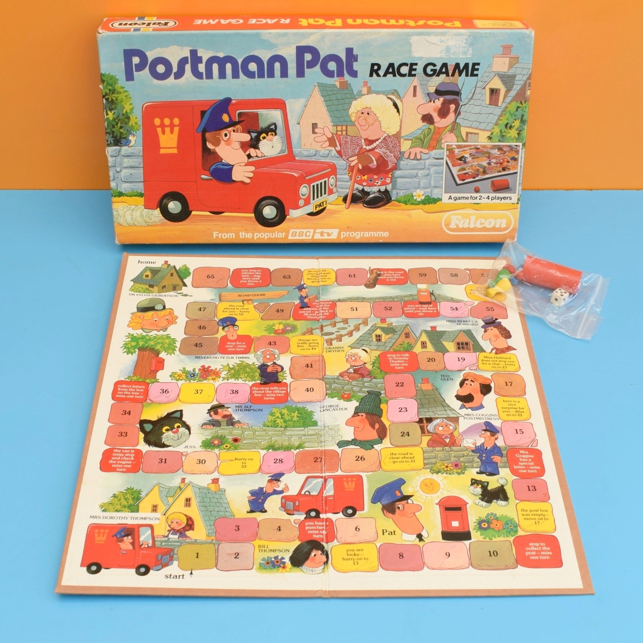 Vintage 1980s Postman Pat Board Game - Complete – Pineapple Retro