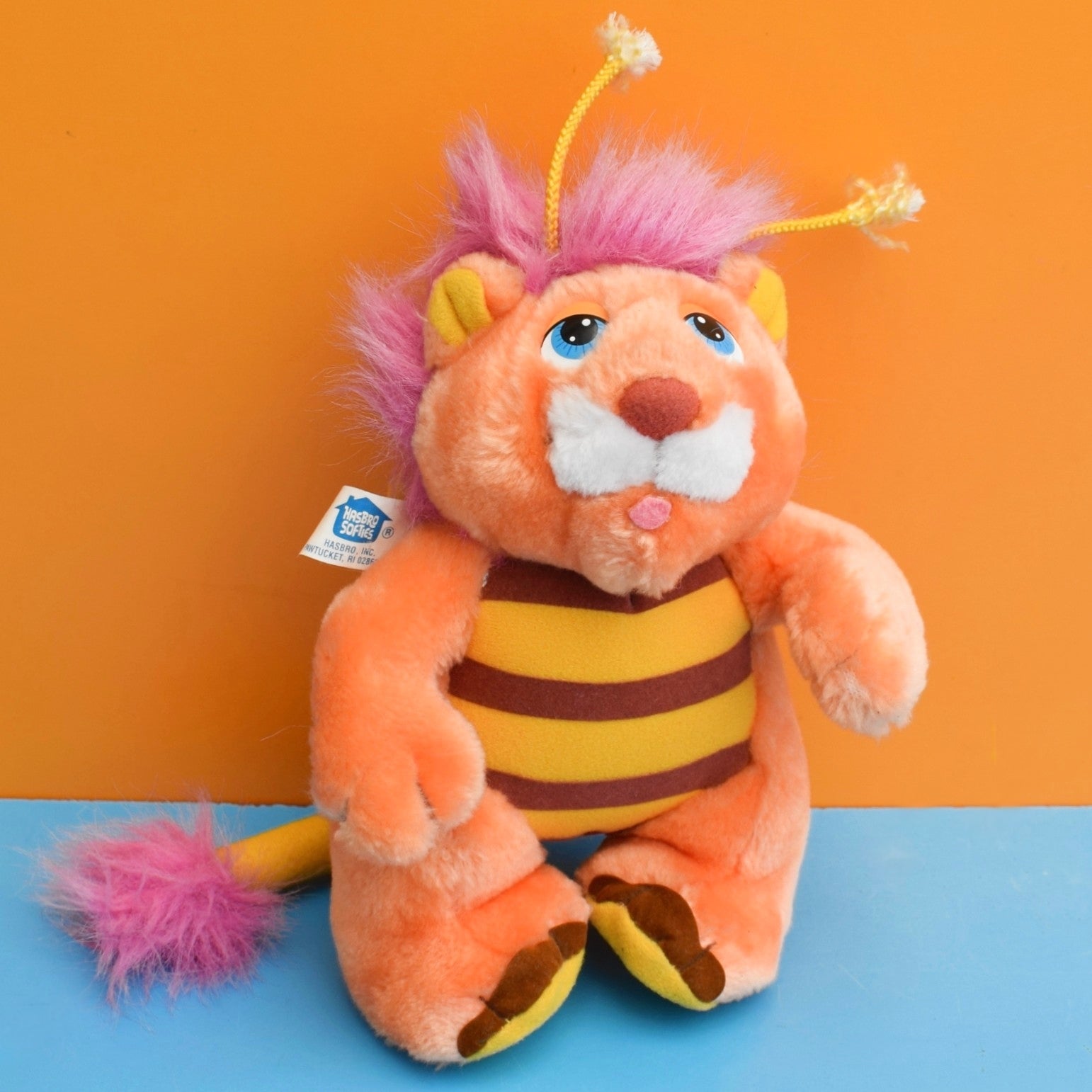 Vintage 1980s Wuzzle Plush Toy- Bumble Lion – Pineapple Retro
