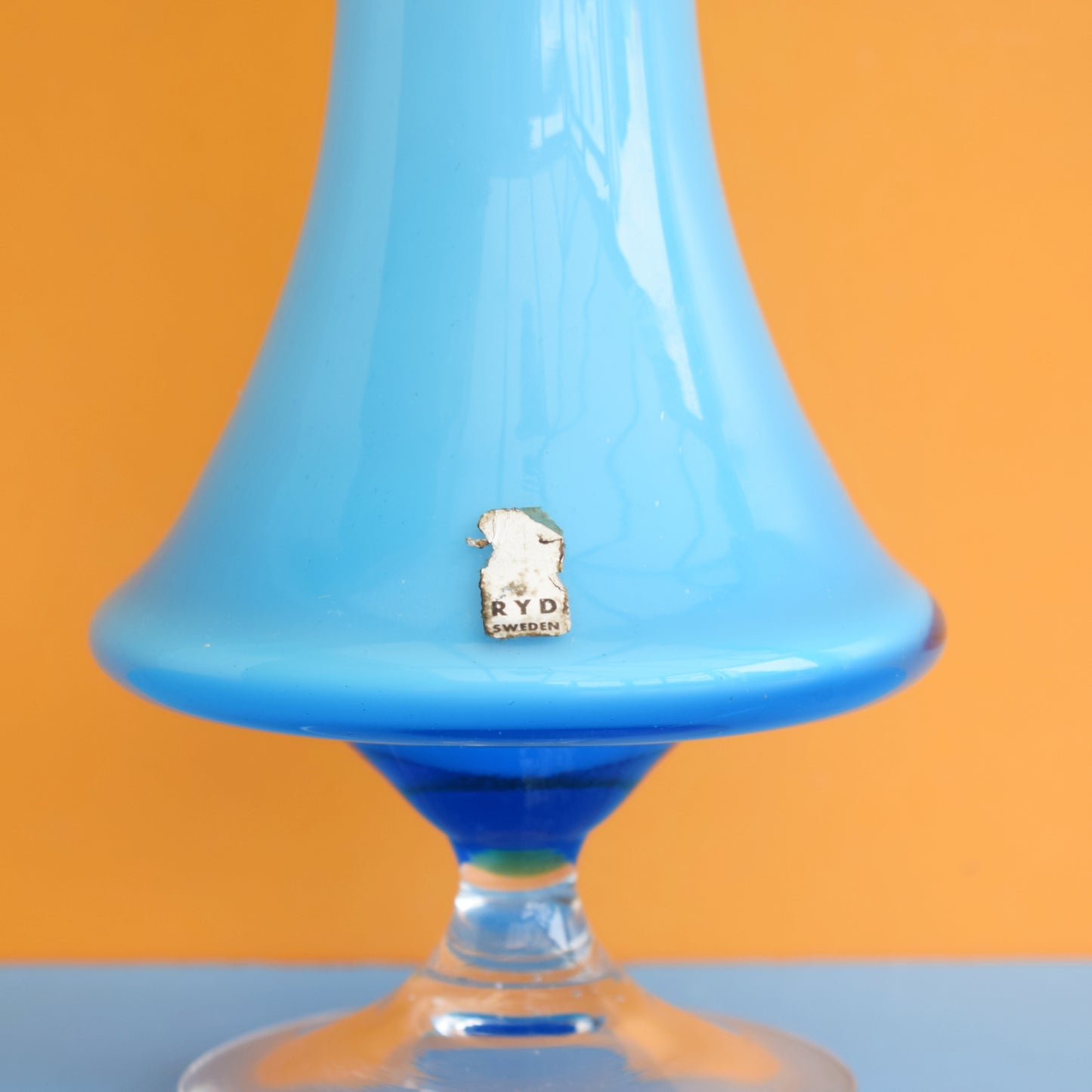 Vintage 1960s Cased Glass Vase - RYD Sweden – Pineapple Retro