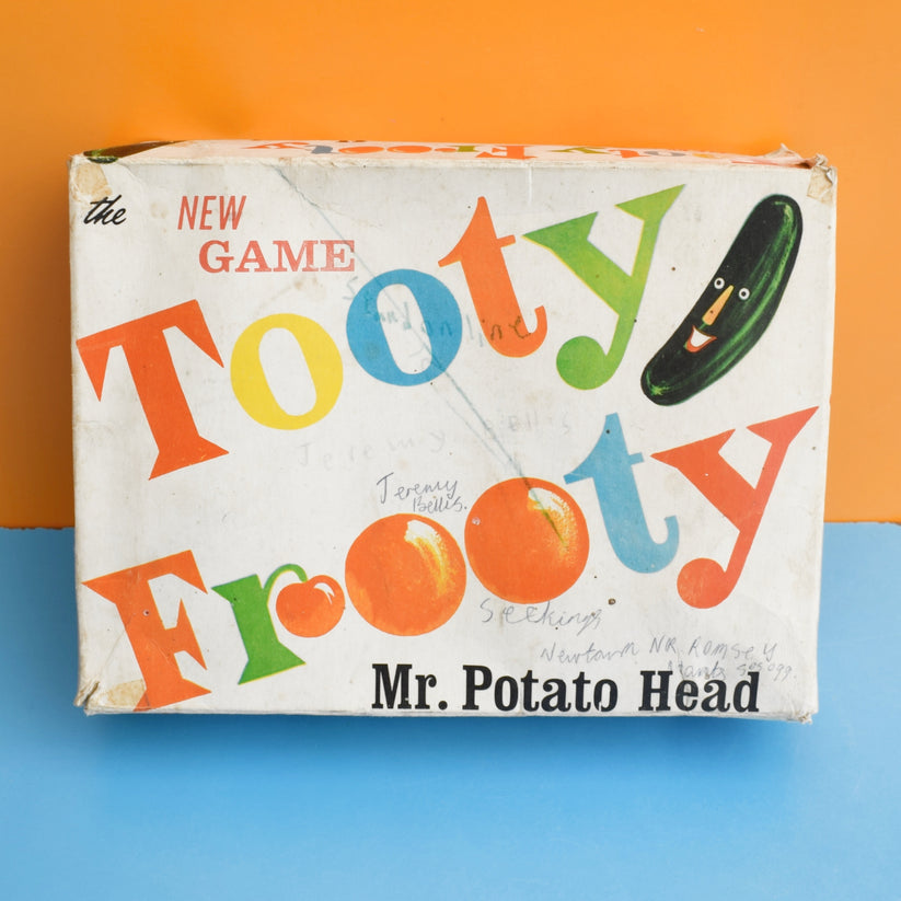 Vintage 1950s Plastic Tooty Frooty - Mr Potato Head Game – Pineapple Retro