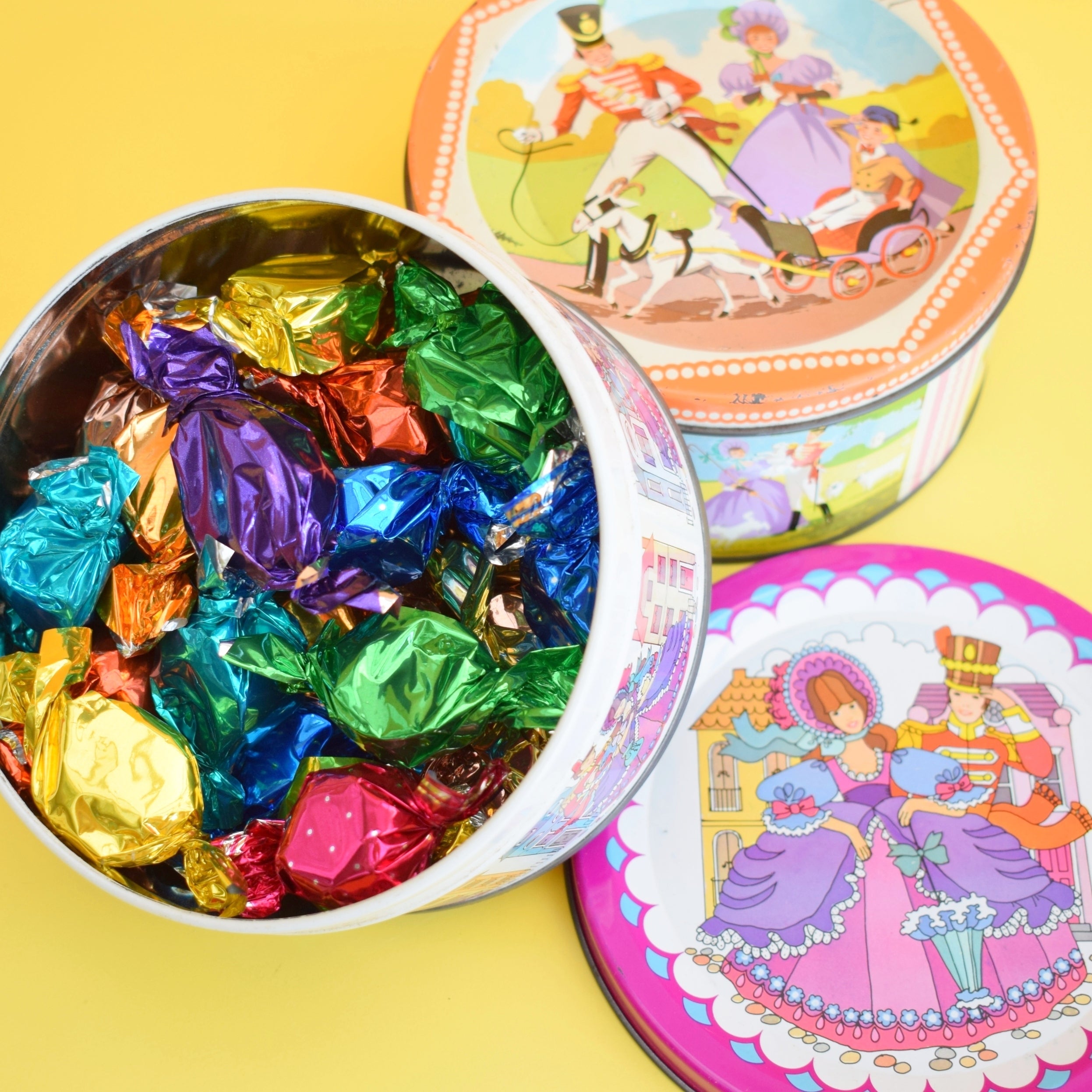 Vintage 1960s / 1970s Quality Street Tins & New Chocolates – Pineapple ...