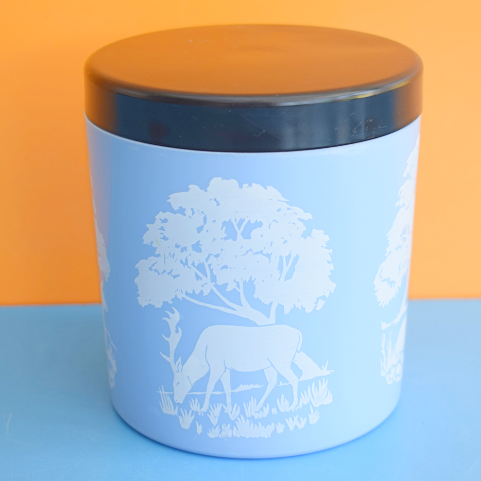Vintage 1960s Plastic Container - Pale Blue Bambi – Pineapple Retro