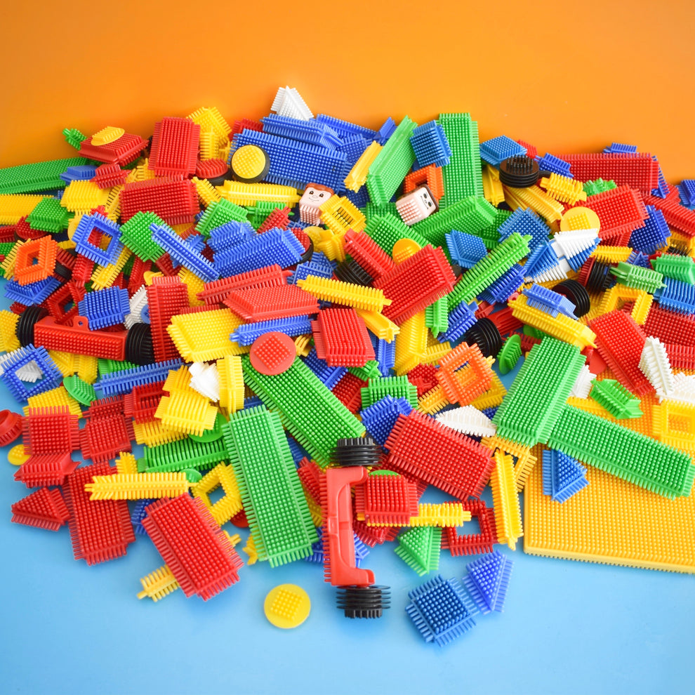Vintage 1980s Stickle Bricks - Toys - Building Blocks - Loads ...
