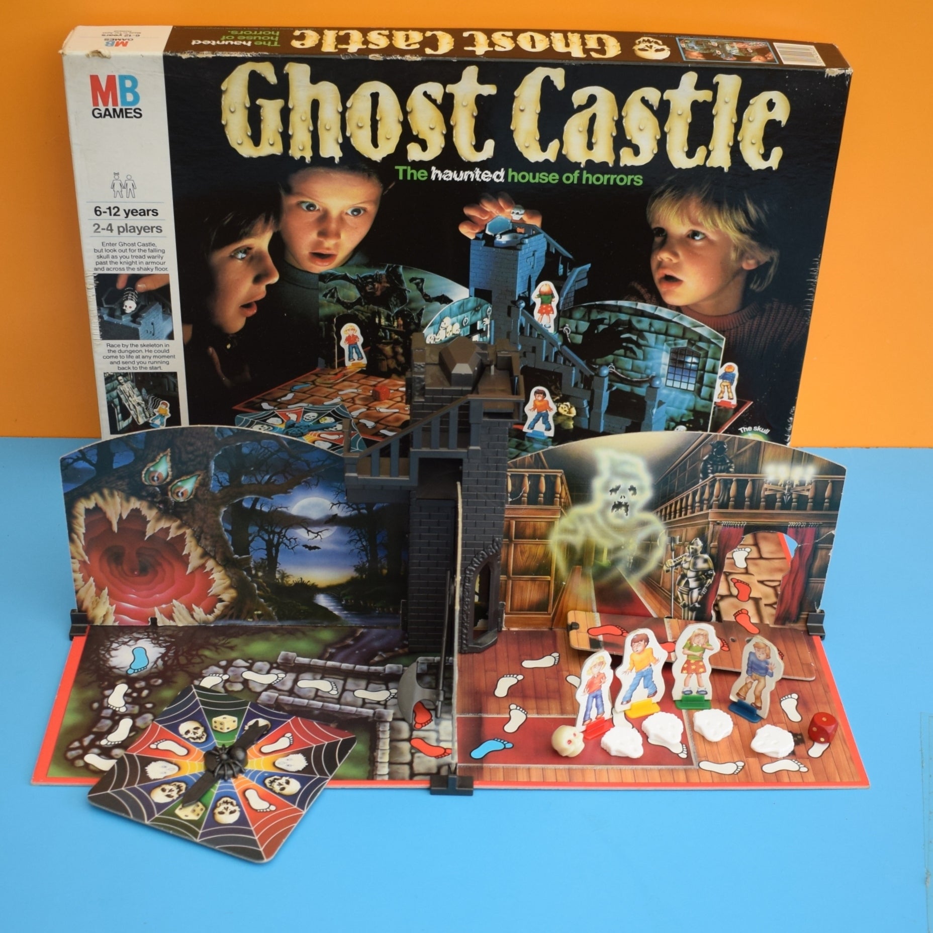 Vintage 1980s Board Game - Ghost Castle - Complete – Pineapple Retro