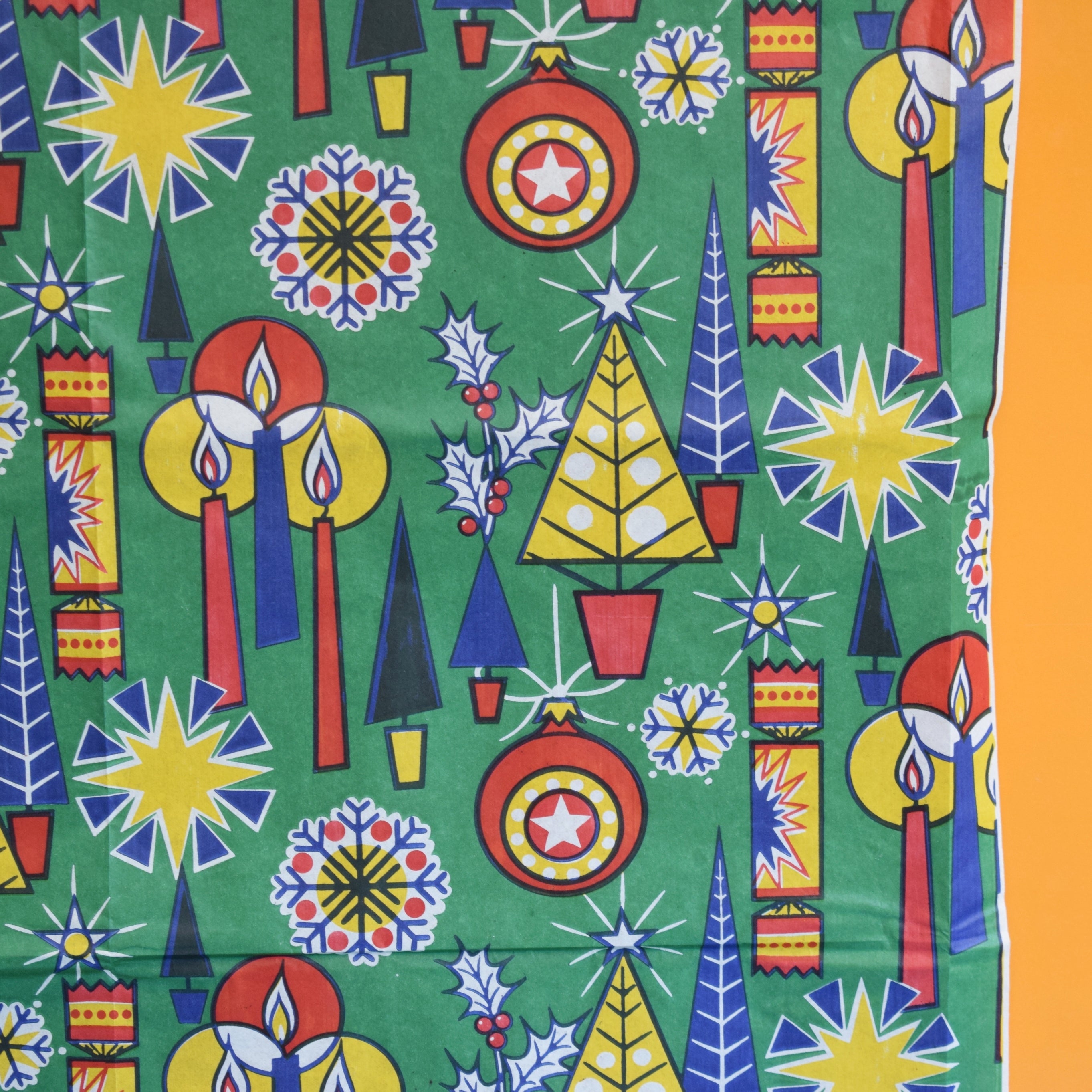 Vintage 1970s Christmas Wrapping Paper - Mixed single Sheets ...