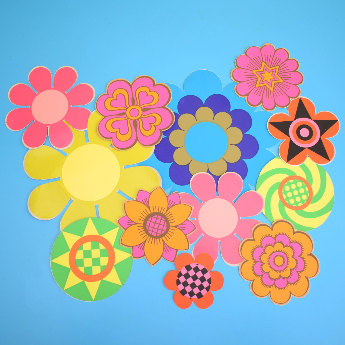 Vintage 1970s Stickers - Rickie Tickie / Jan Pienkowski - Individual F ...