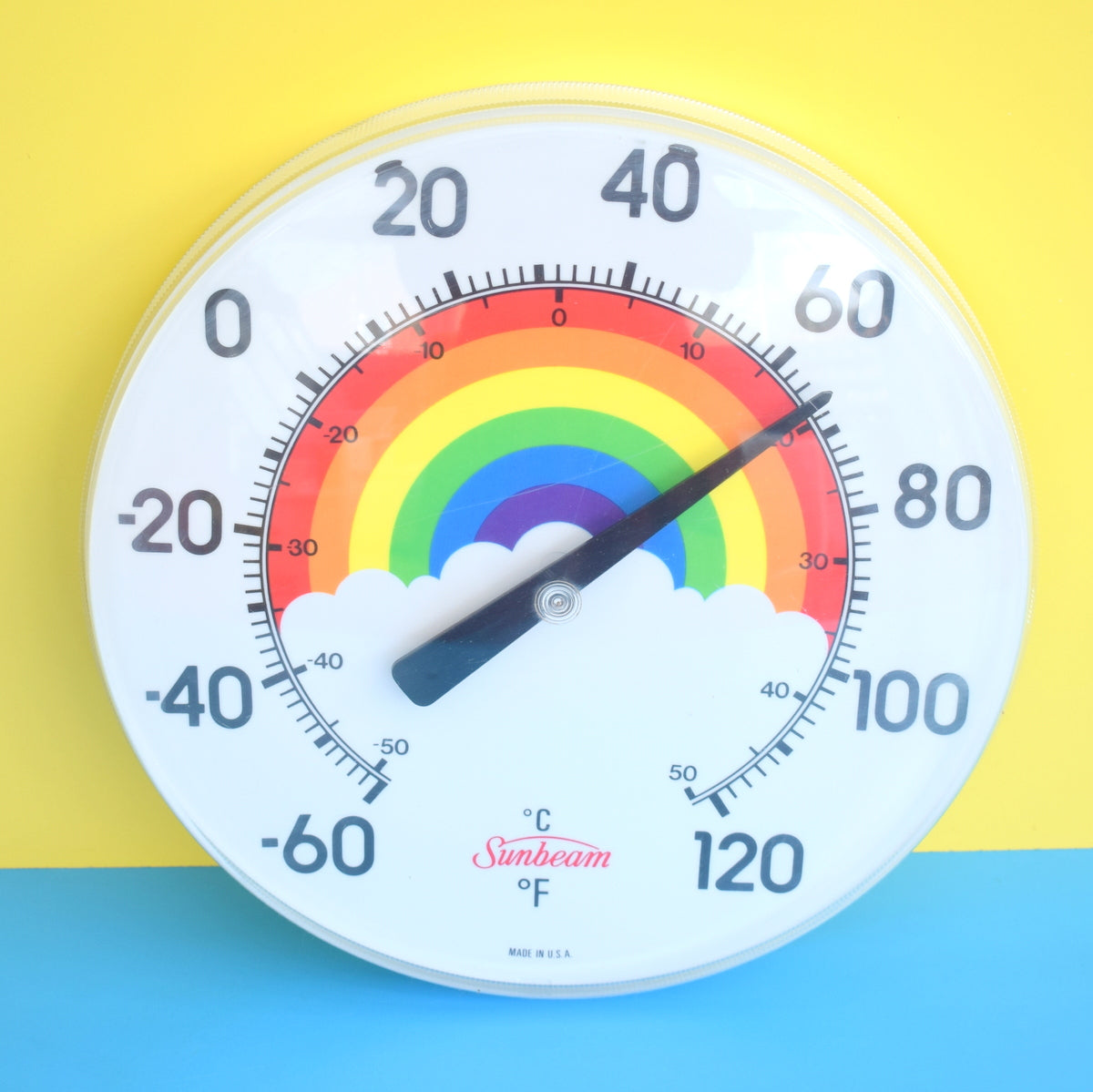 Vintage 1990s Large American Rainbow Thermometer - Sunbeam - Boxed ...