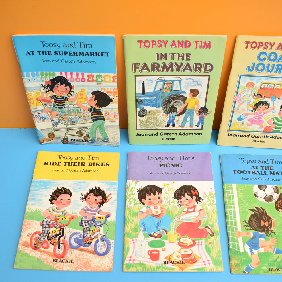 Vintage 1980s Topsy & Tim Books – Pineapple Retro