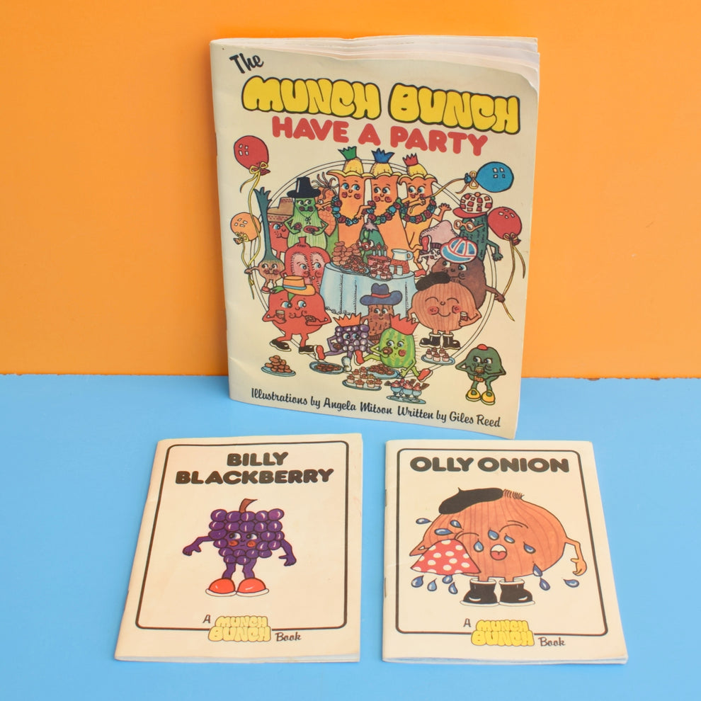 Vintage 1980s Munch Bunch Books – Pineapple Retro