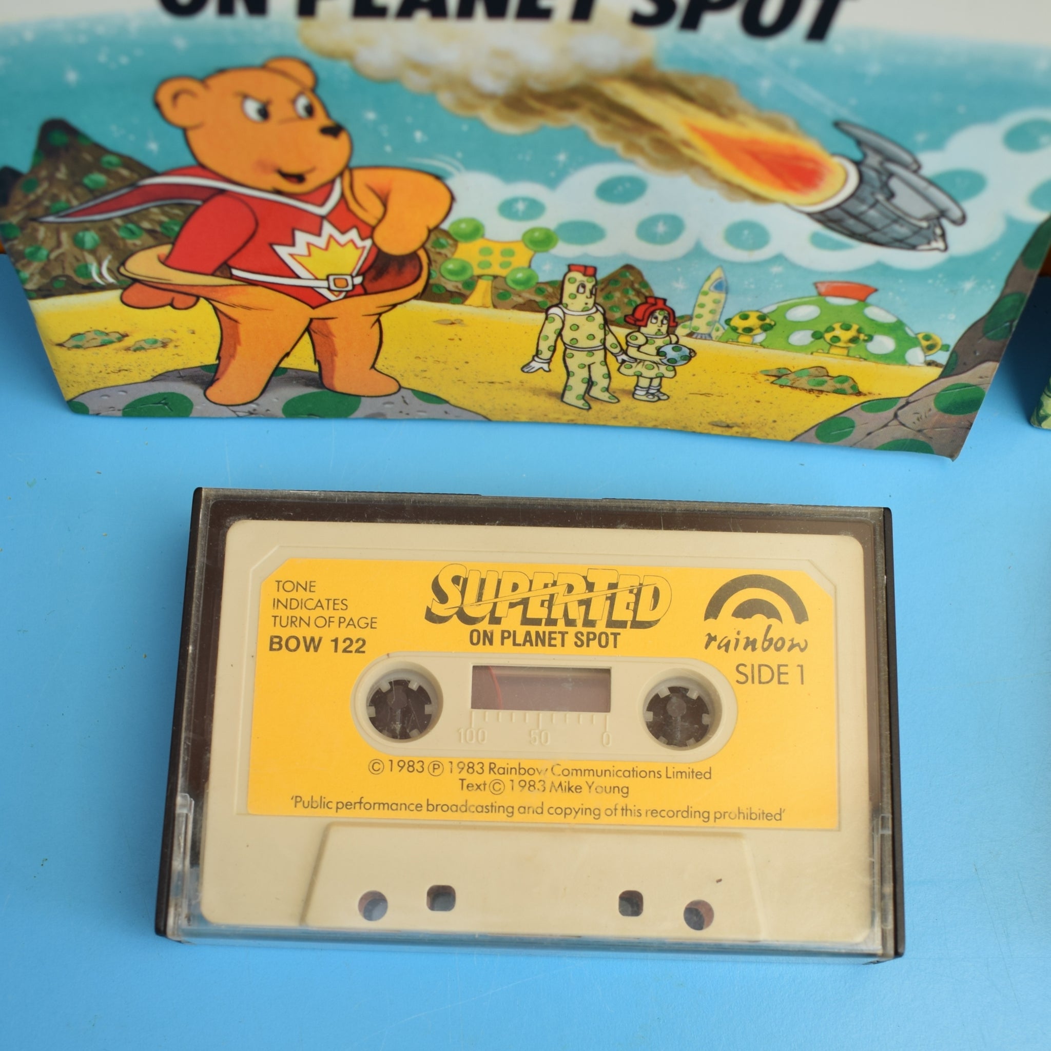 Vintage 1980s Books / Cassette - Superted – Pineapple Retro